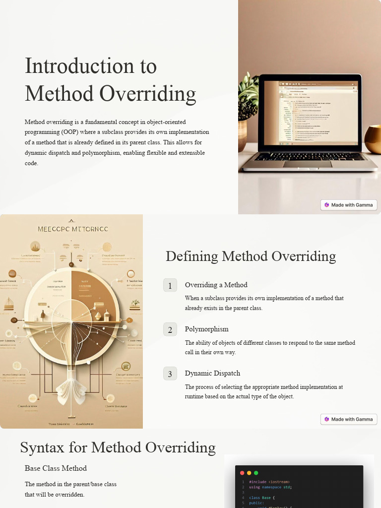 Introduction To Method Overriding Pdf Method Computer Programming Inheritance Object