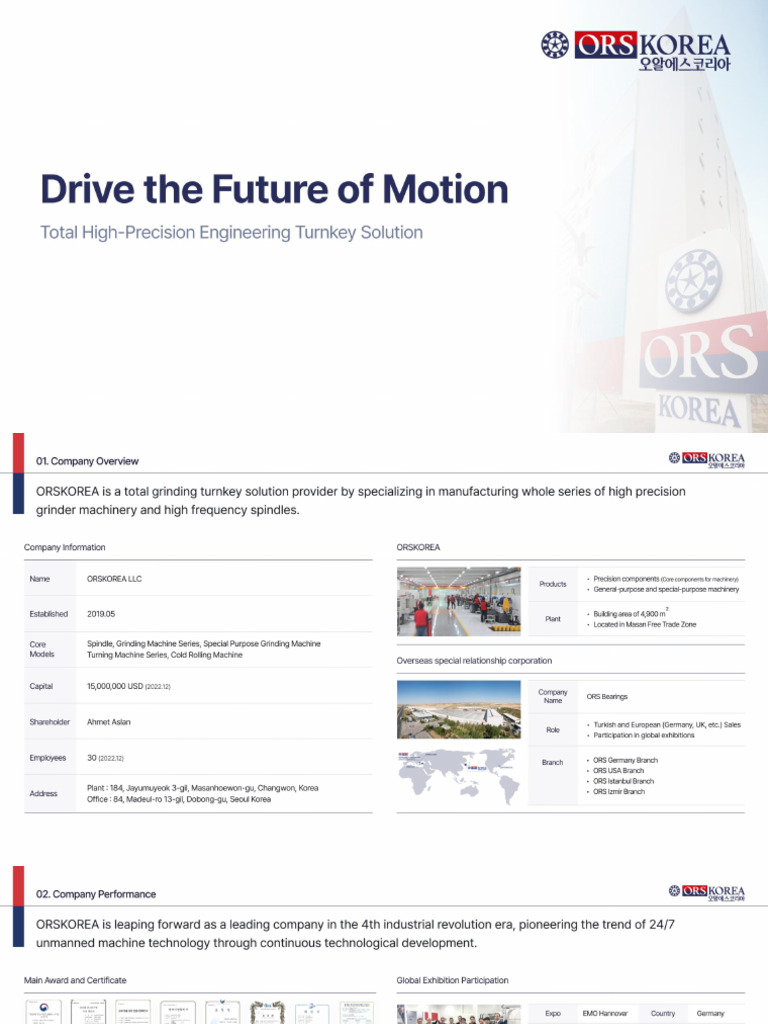 ORS Korea Catalogue (Bearing) | PDF