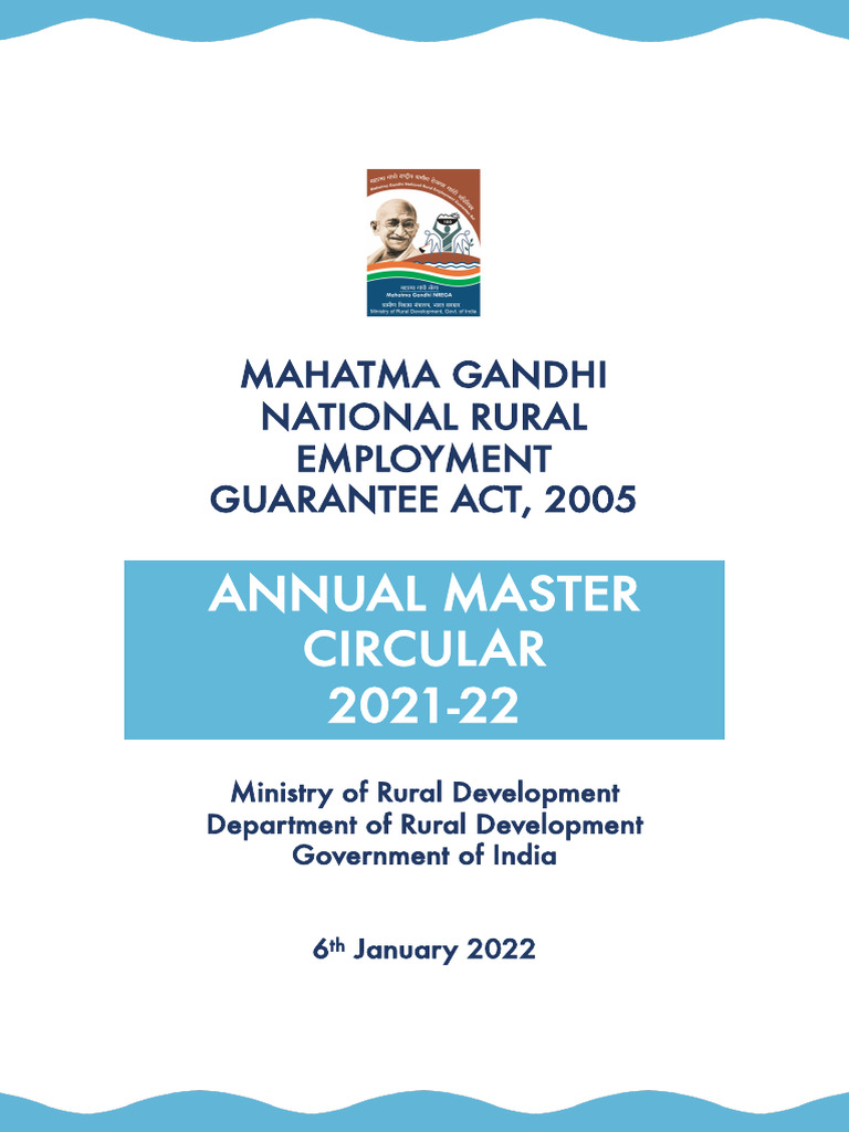 Annual Master Circular 2021-22 English | PDF | Unemployment Benefits ...