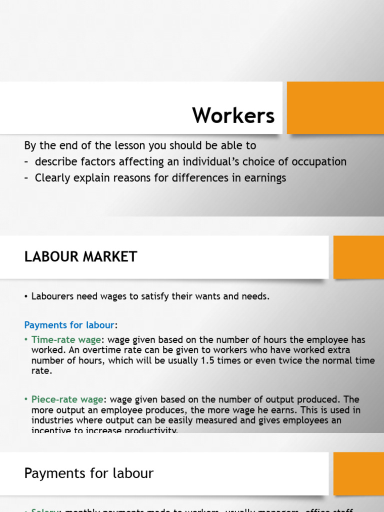 Workers | PDF | Labour Economics | Supply (Economics)
