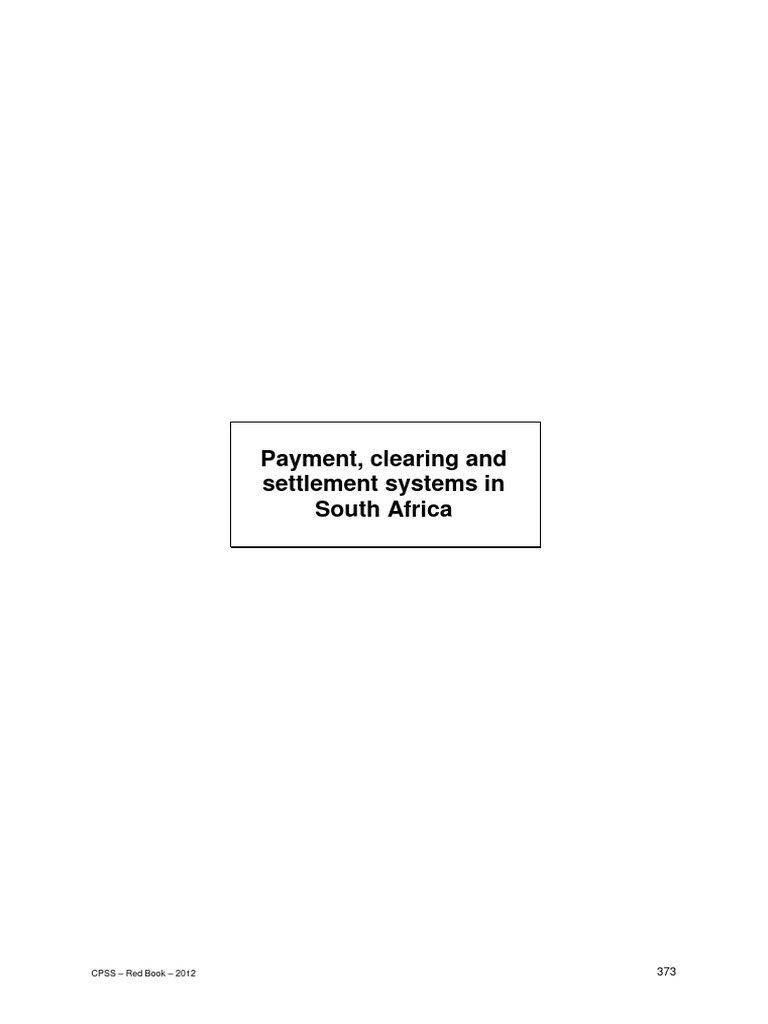 Payment, Clearing and Settlements in SA | PDF | Debit Card | Credit Card