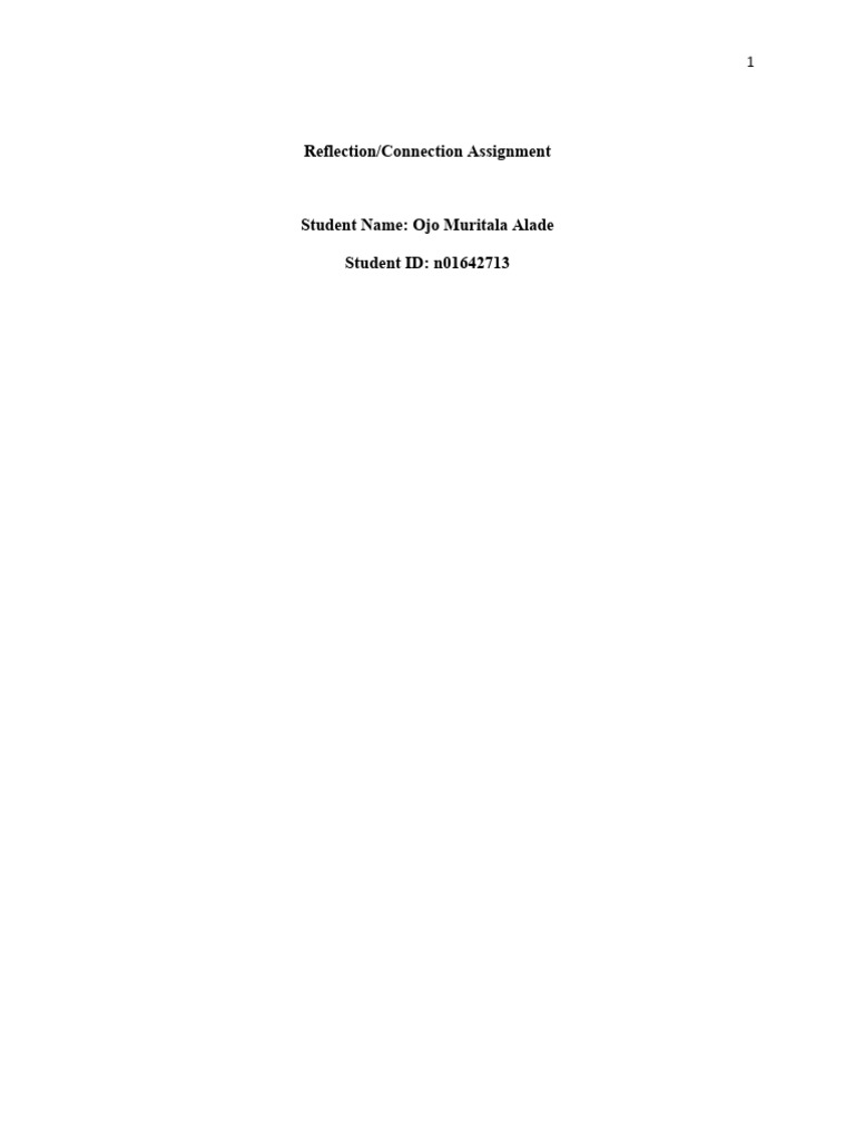 Reflection Assignment GNED | PDF | Orientalism | Liberal Arts Education