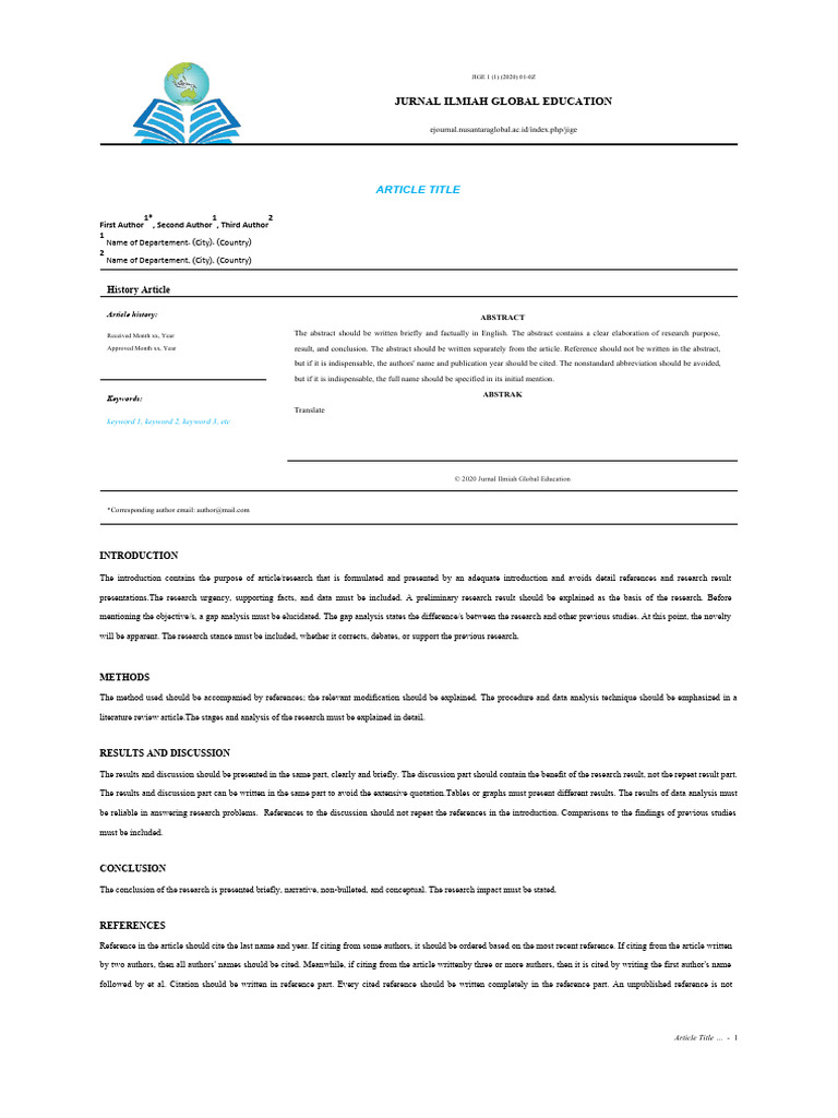 JIGE Template | PDF | Information Science | Inquiry