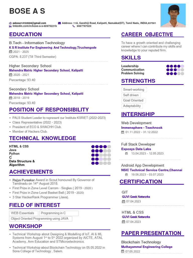 Bose | PDF | Computing | Computer Science