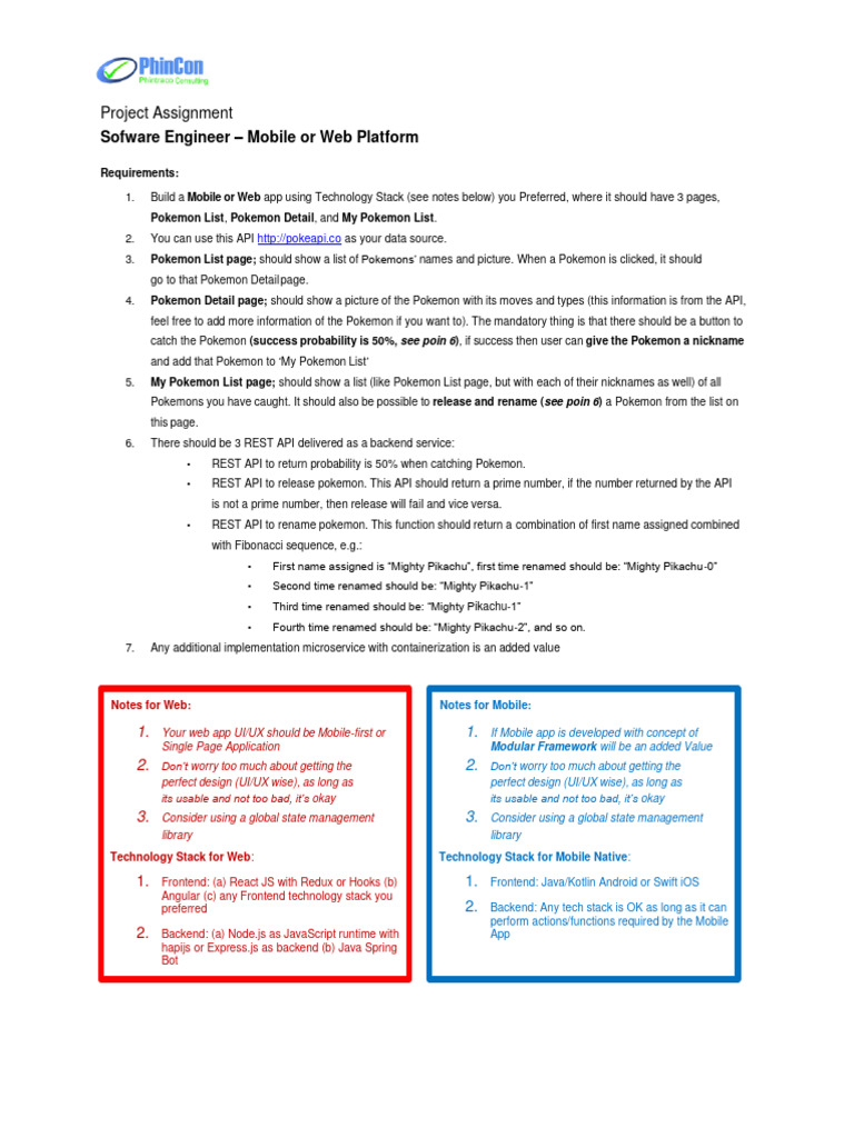 Software Engineer - Mini Project v2 | PDF | Mobile App | Software