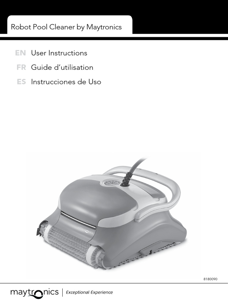 EN FR ES: Robot Pool Cleaner by Maytronics | PDF | Power Supply ...