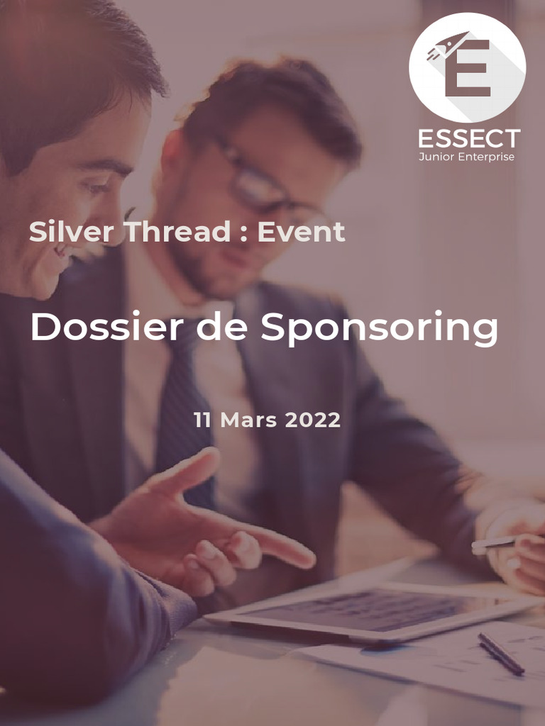 Dossier de Sponsoring ESSECT Junior | PDF | Entrepreneuriat | Petite ...
