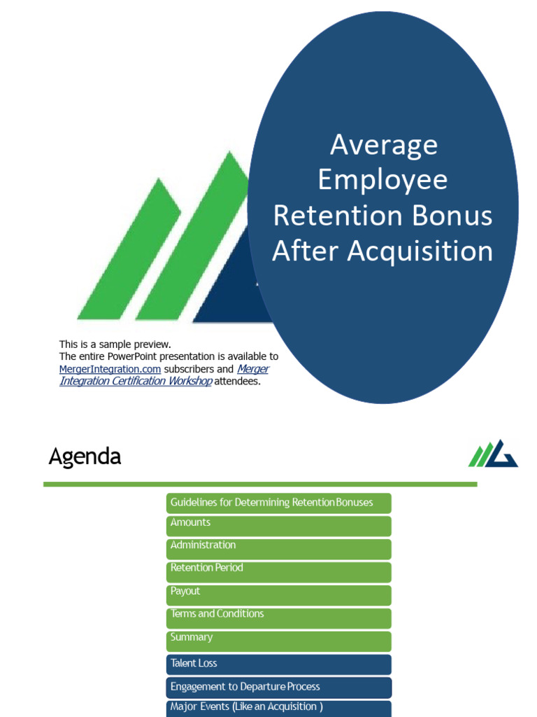 Employee M-A Retention Bonus After Acquisition CMVN Abbreviated (1) - 1 ...
