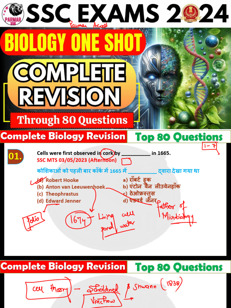 Complete Biology Revision (28 April) | PDF