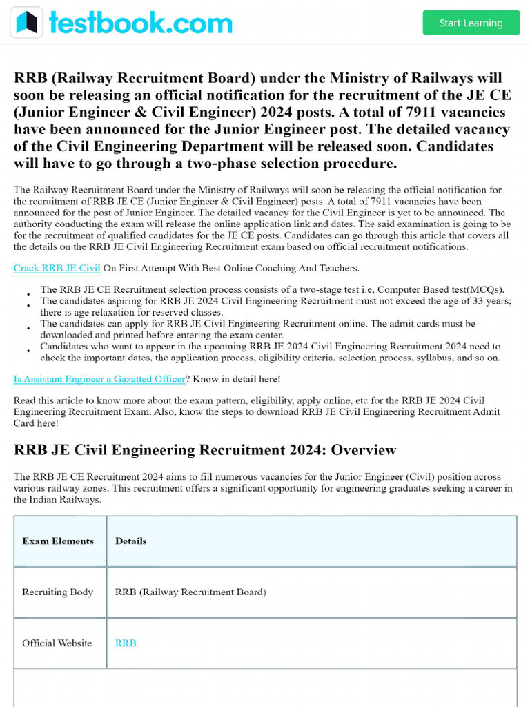 RRB Page - 1 | PDF
