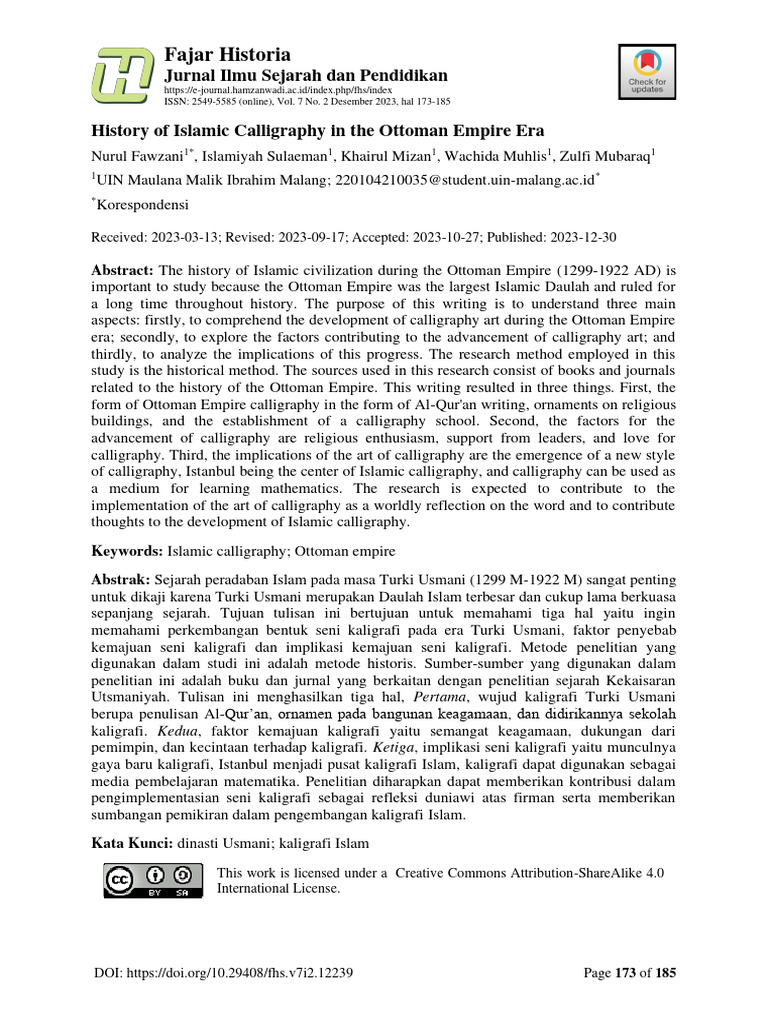 Ottoman Calligraphy Evolution | PDF | Calligraphy | Quran