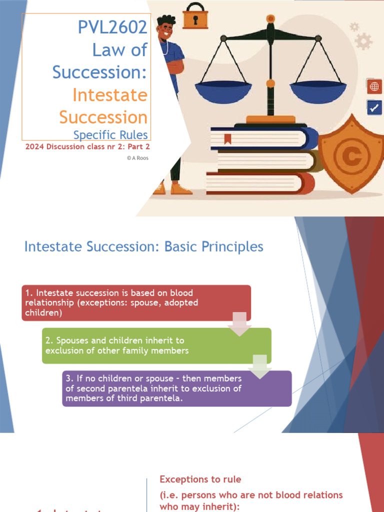 2a Discussion Class - 2nd Lecture Part 2 - 13.03.2024 - Intestate ...