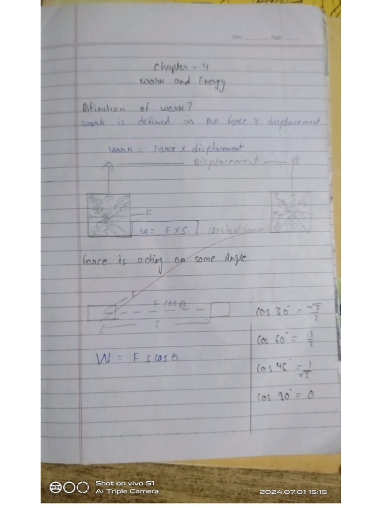 Class 9 Work and Energy | PDF