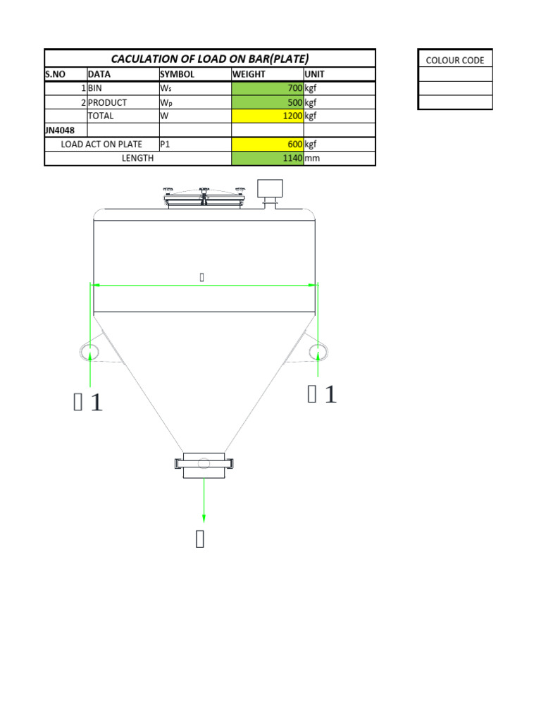 Calculation For Bin Elevator1 | PDF | Bending | Strength Of Materials