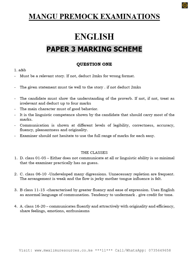 English Paper 2 2024 Prediction | PDF