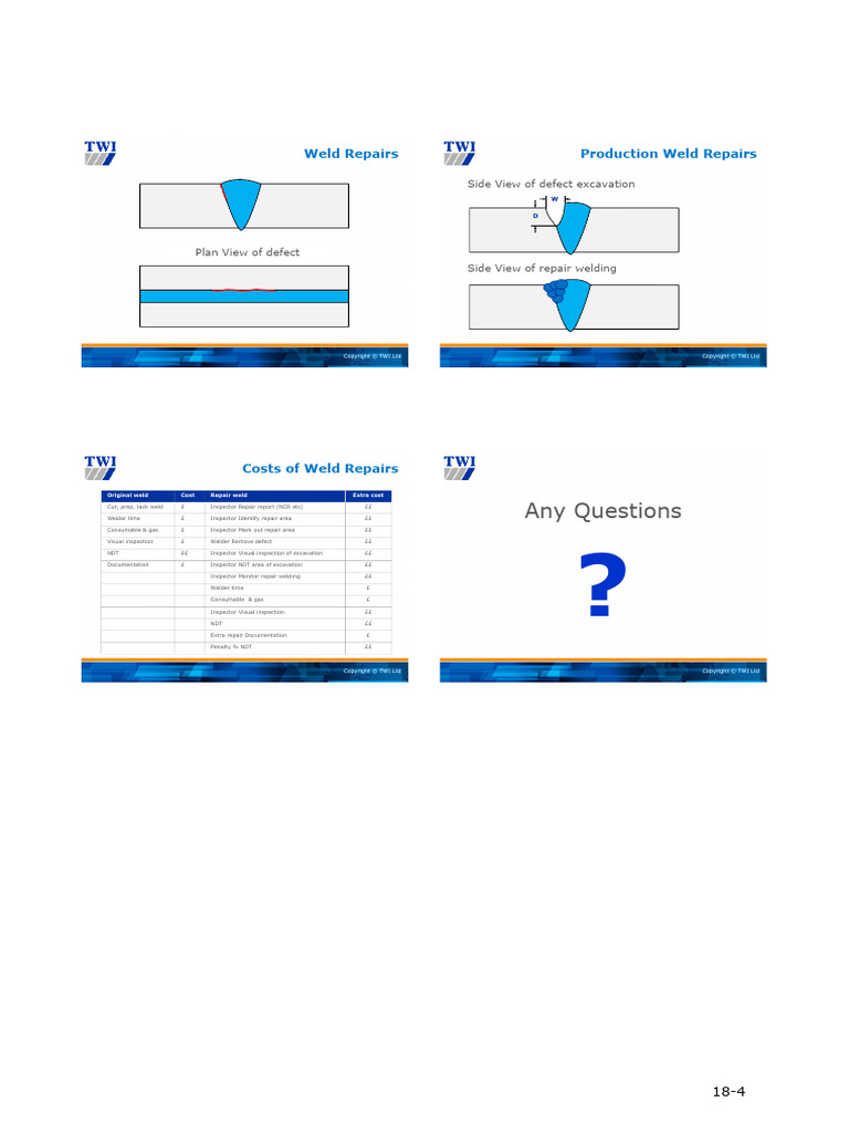 Silde - Cswip - 3.1 079 156 57 | PDF | Welding | Construction
