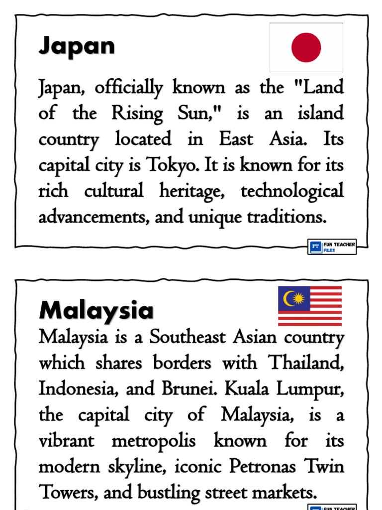 Reading Passages About Asian Countries PDF | PDF | Politics | Travel