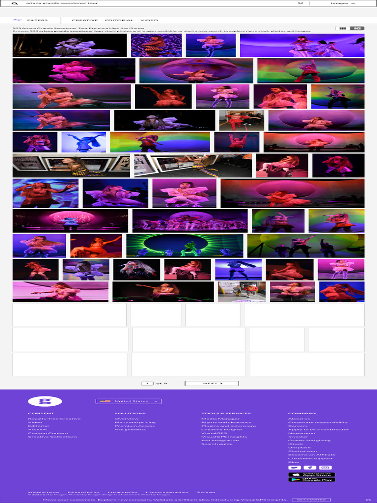 503 Ariana Grande Sweetener Tour Photos and Premium High Res Pictures - Getty Images | PDF ...