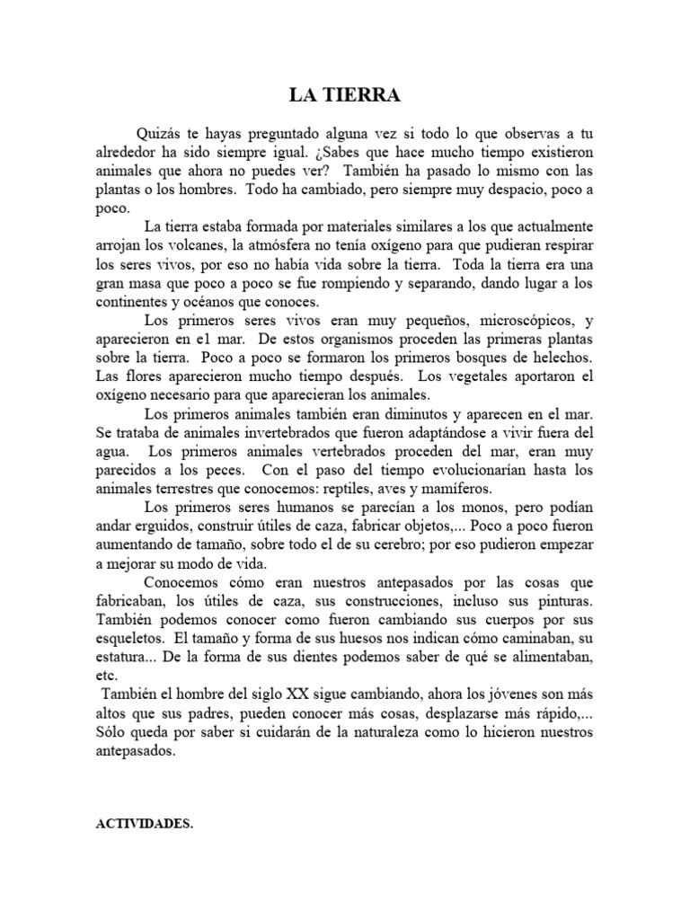 Refuerzo 5 | PDF | Tierra | Mar