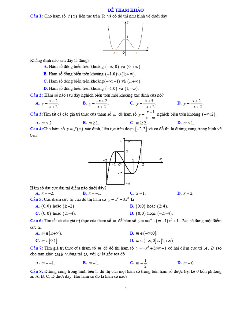 2. TOAN 12. DE MẪU. CKI. 2021 2022 | PDF