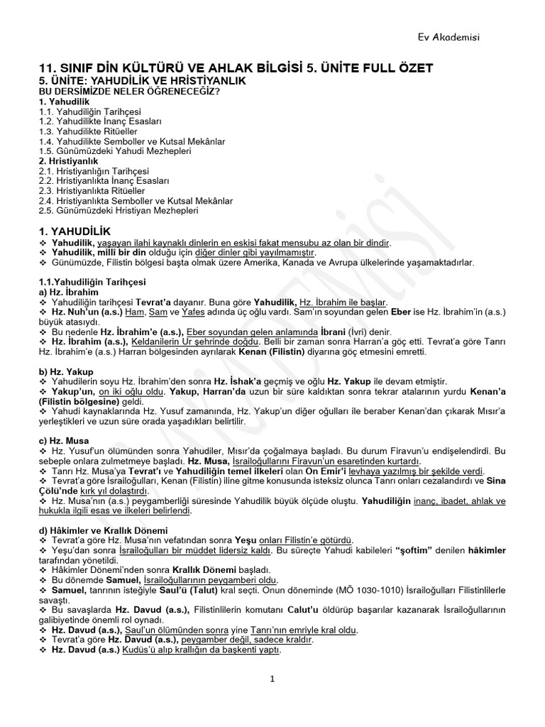 Sinif 5. Ã Nä°te Full Ã Zet | PDF