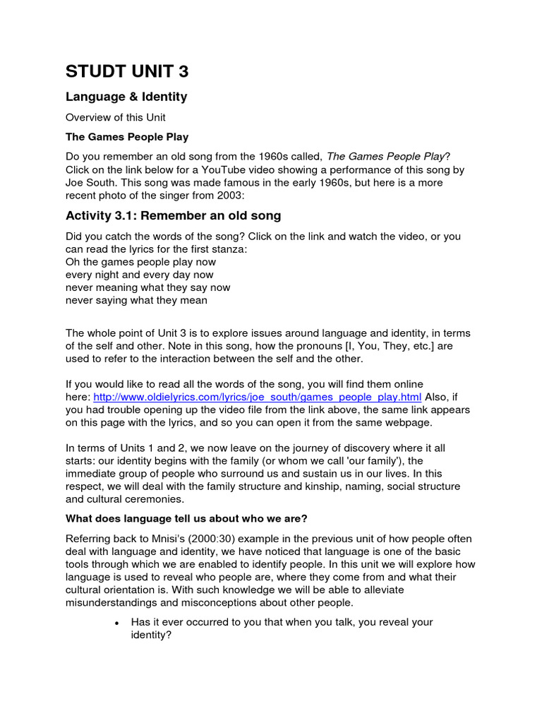 Afl1501 Unit 3 | PDF | Family | Kinship