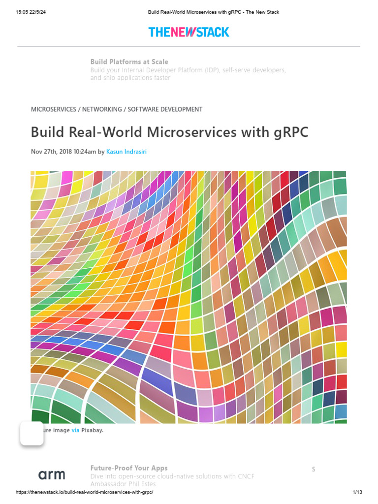 Build Real-World Microservices With GRPC - The New Stack | PDF | Cloud Computing | Interoperability