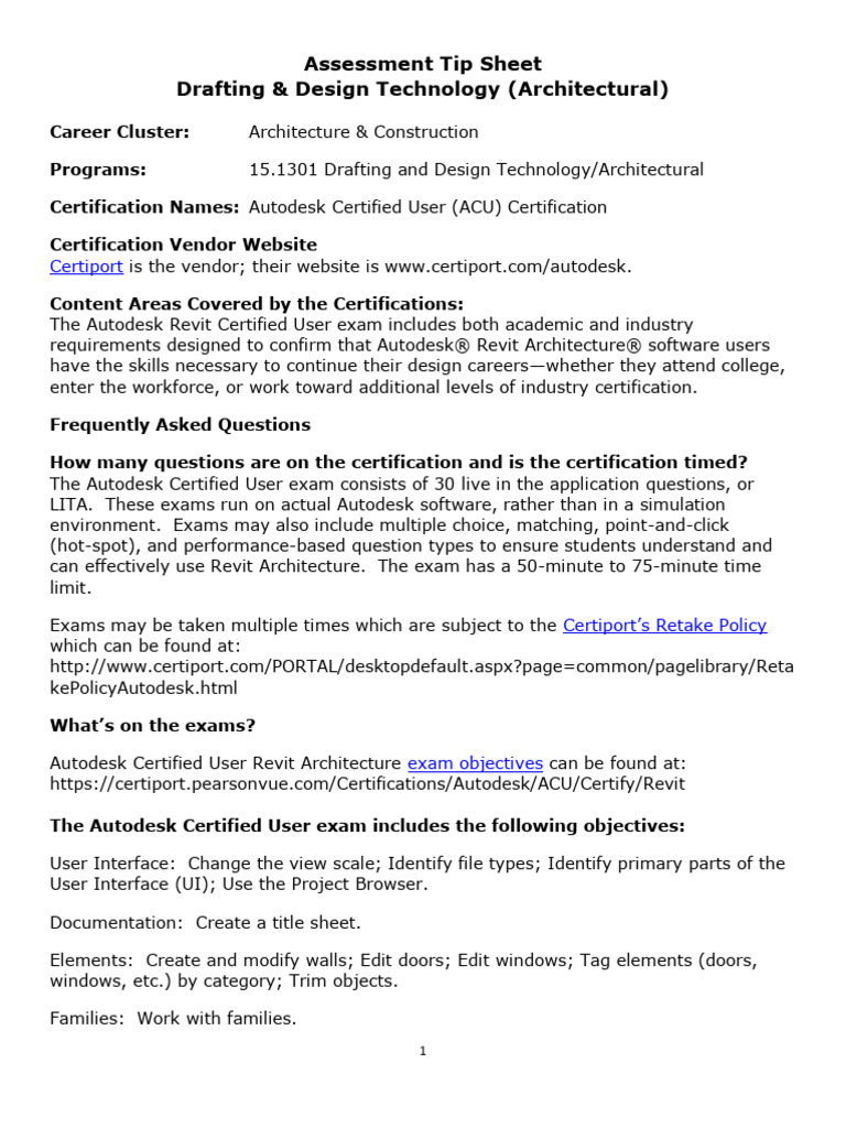 AutoDesk Revit Tip Sheet | PDF | Autodesk Revit | Computing