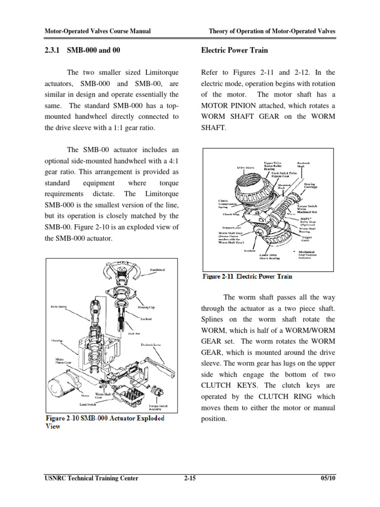 ML11346A626 | PDF | Gear | Manual Transmission