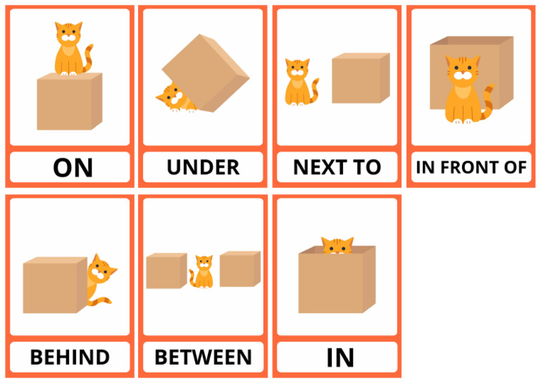 Prepositions Flashcards | PDF