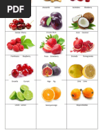 Memorama de Frutas Y Verduras | PDF