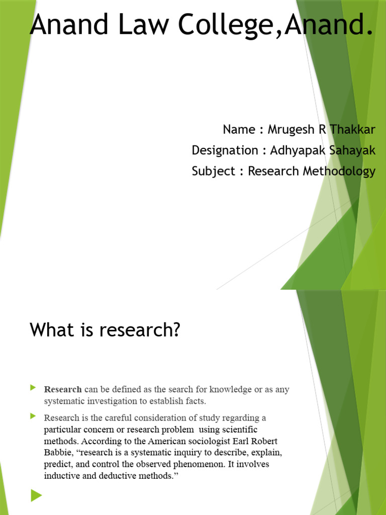 Research Methodology | PDF | Sampling (Statistics) | Hypothesis