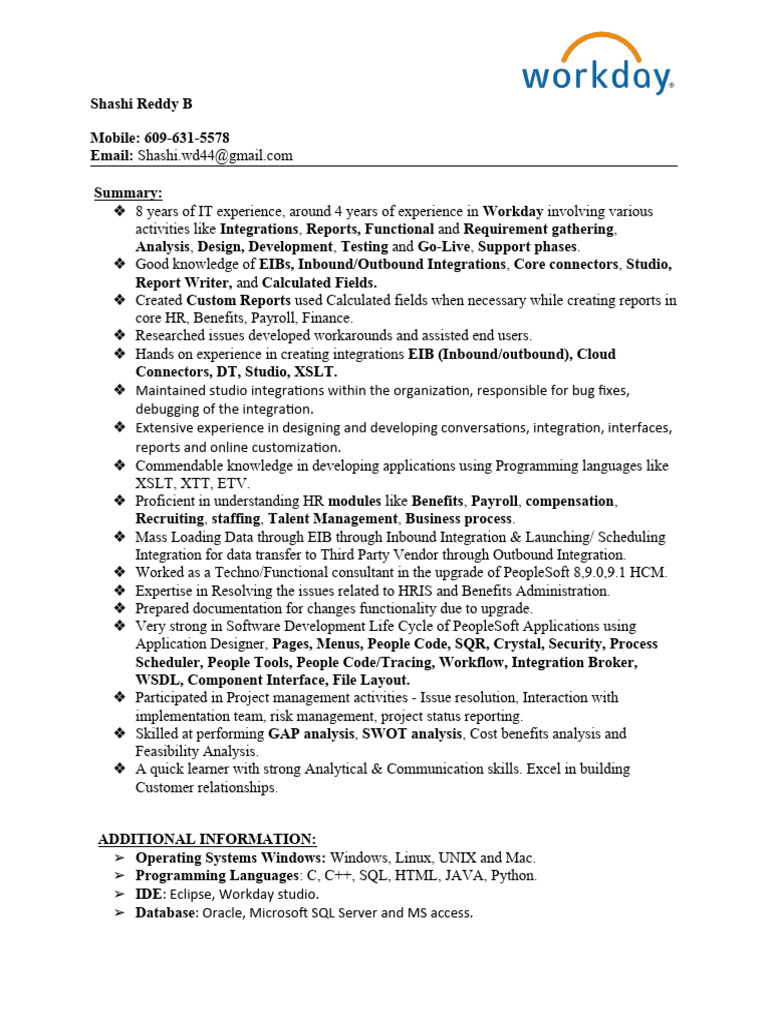 Shashi Resume | PDF | Databases | Microsoft Sql Server