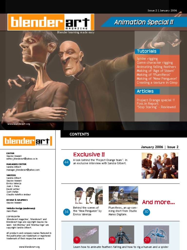 BlenderArt Magazine - 02 - Animation Special | PDF