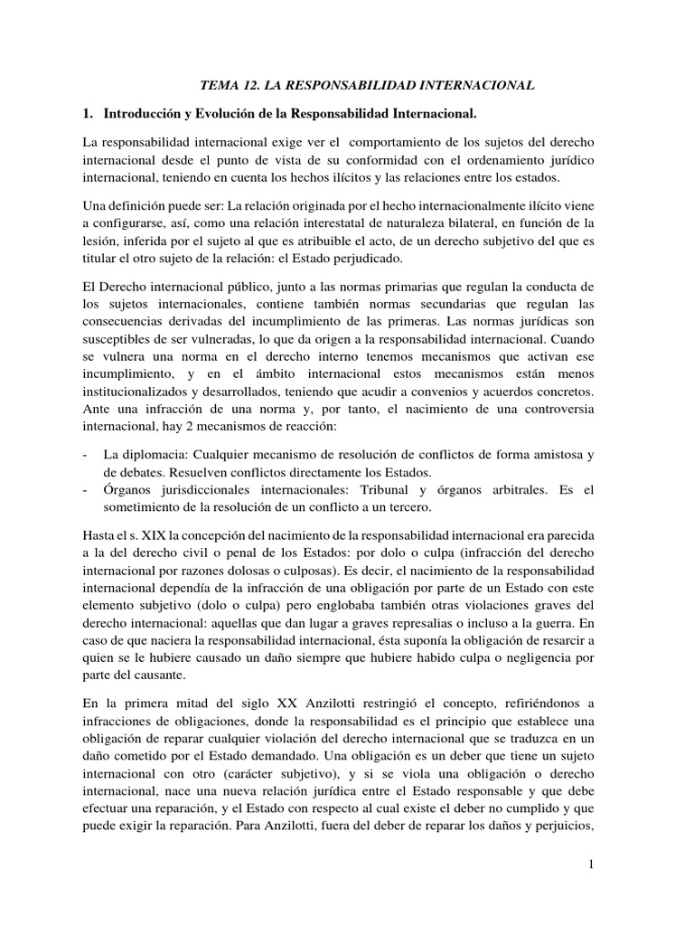 Tema 12. Dip-1 | PDF | Justicia | Crimen y violencia
