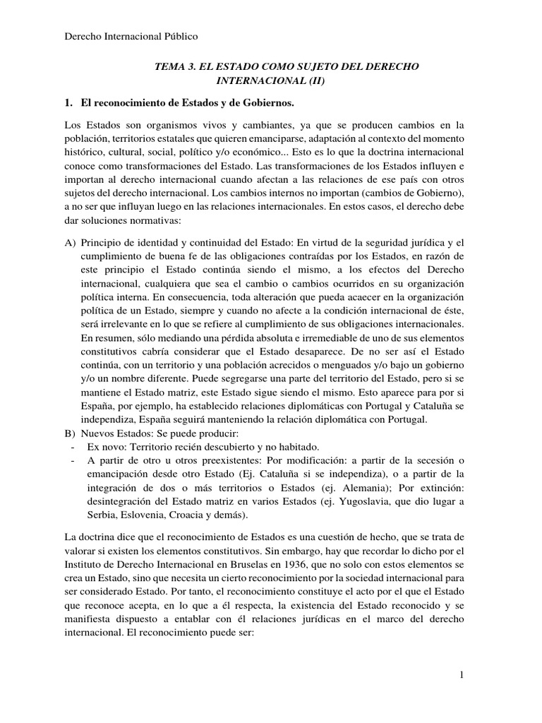 Tema 3. Dip | PDF | Jurisdicción | Cónsul (representante)