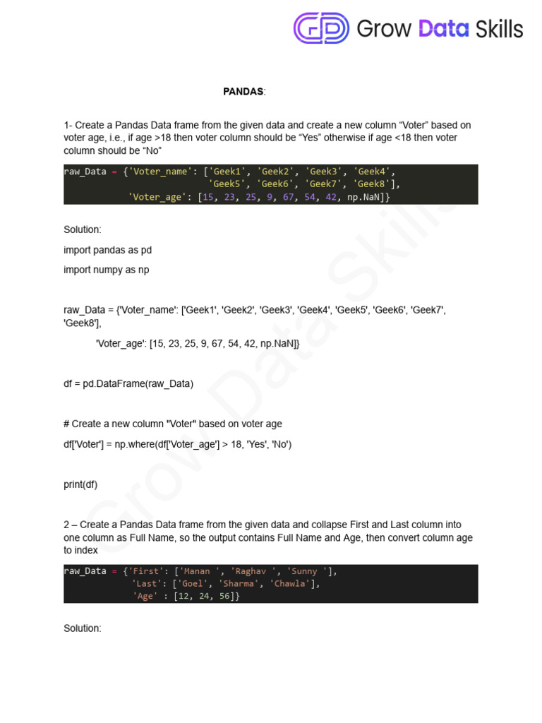 Python Class 6 Assignment Solution | PDF | Data Analysis | Body Mass Index