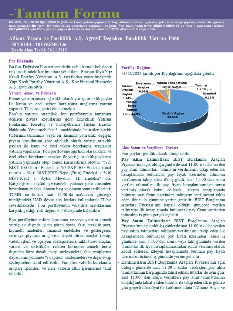 ALU Tan - T - M Formu | PDF