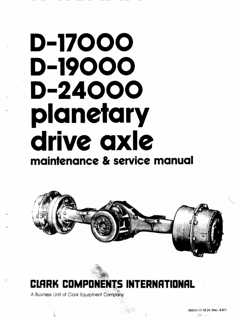 Planetary Drive Axle 53R300 | PDF