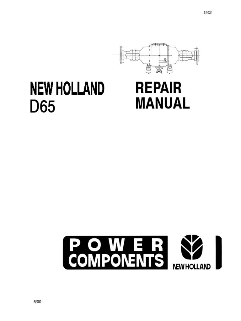 D65 Rear Axle Repair Manual | PDF | Axle | Gear