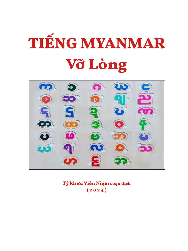 TIENG MYANMAR Vo Long 2024 | PDF