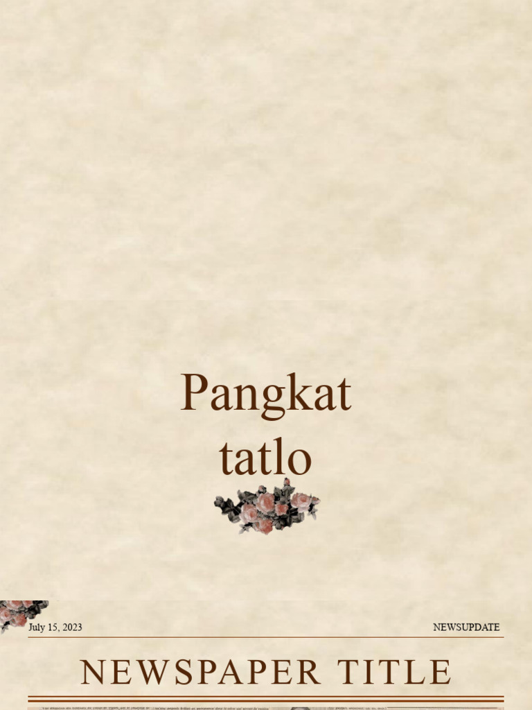 Newspaper Template (Autosaved) | PDF | Fashion | Clothing