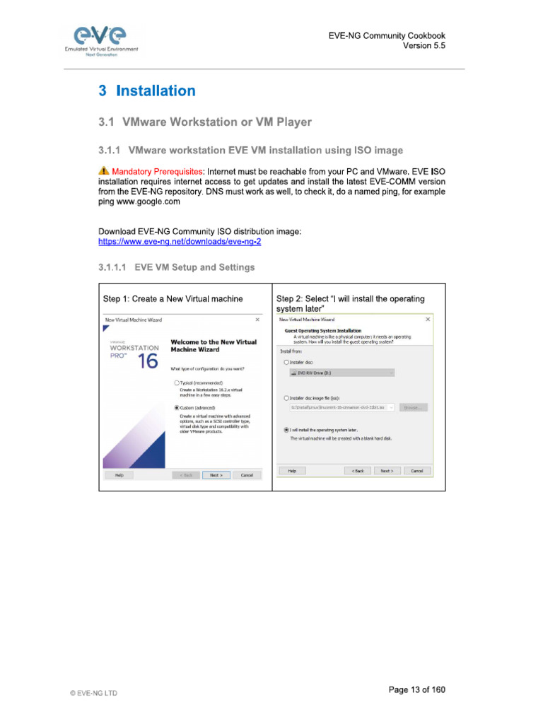 EVE-NG Installation in VM Ware | PDF