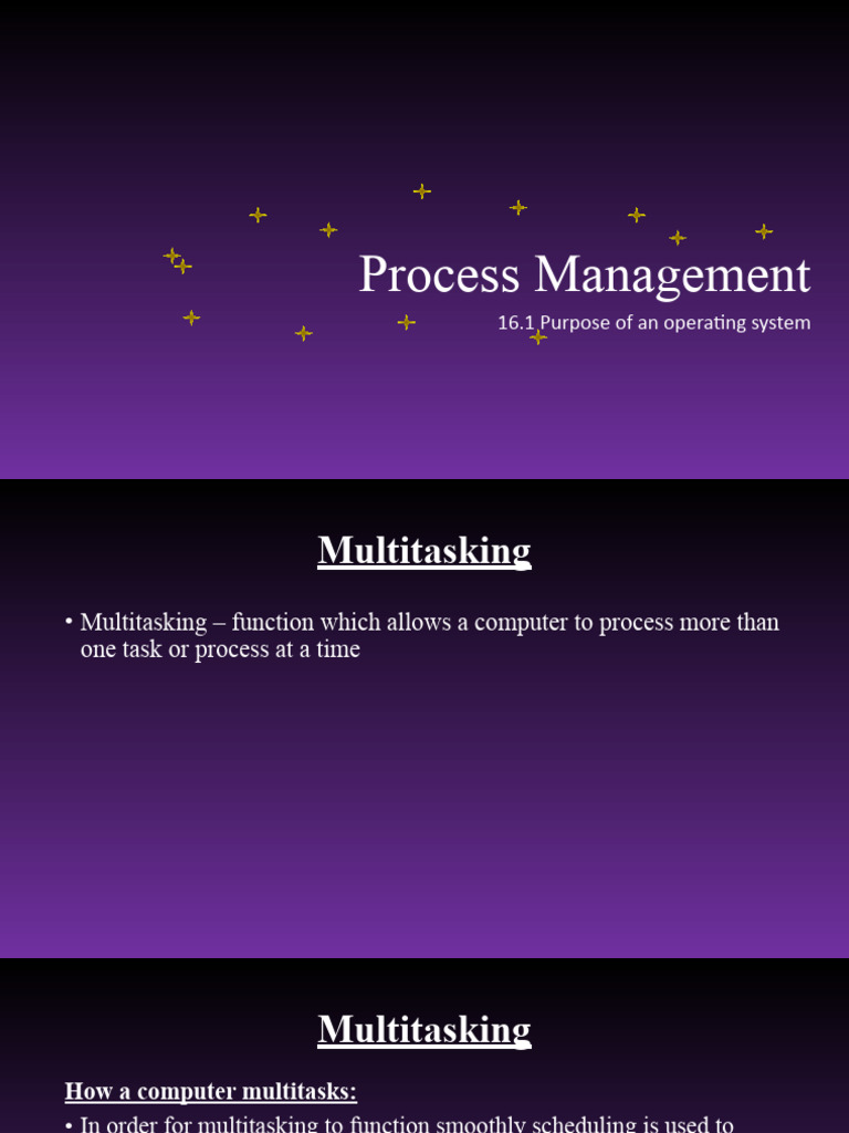 Process Management | PDF | Process (Computing) | Scheduling (Computing)