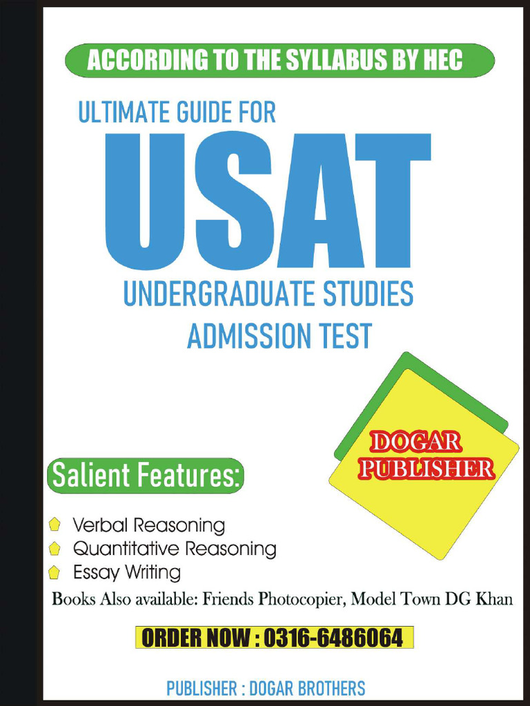 USAT Book For Preparation 2022 | PDF