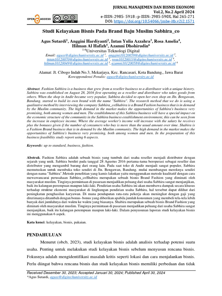 Jmbe+vol+2+no +2+april+2024+hal+265-271 | PDF