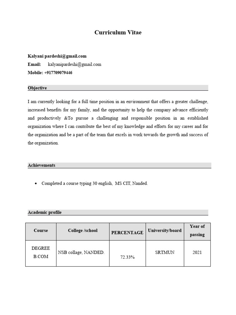 Mabaveer CV | PDF | Human Communication | Behavior Modification