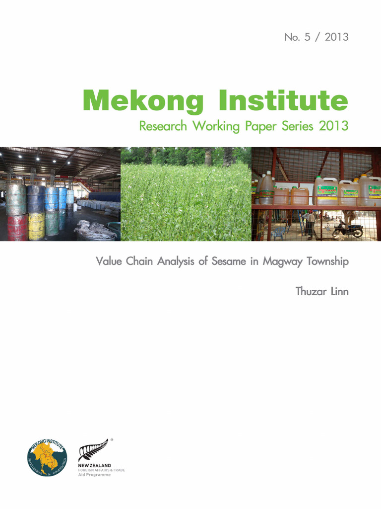 TZLinn - Value Chain Analysis of Sesame in Magway Township (Thuzar Linn ...