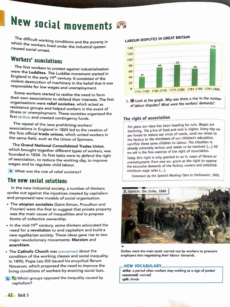 Rise of 19th Century Worker Movements | PDF | Marxism | Vladimir Lenin