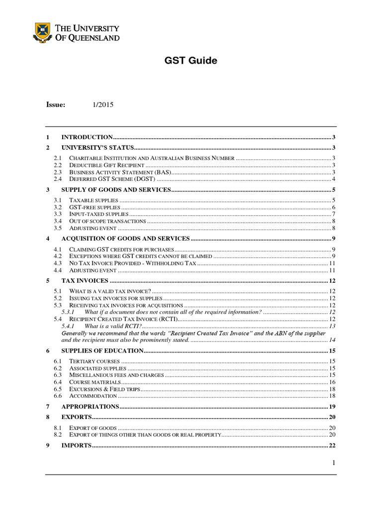 GST Guide | PDF | Value Added Tax | Taxes
